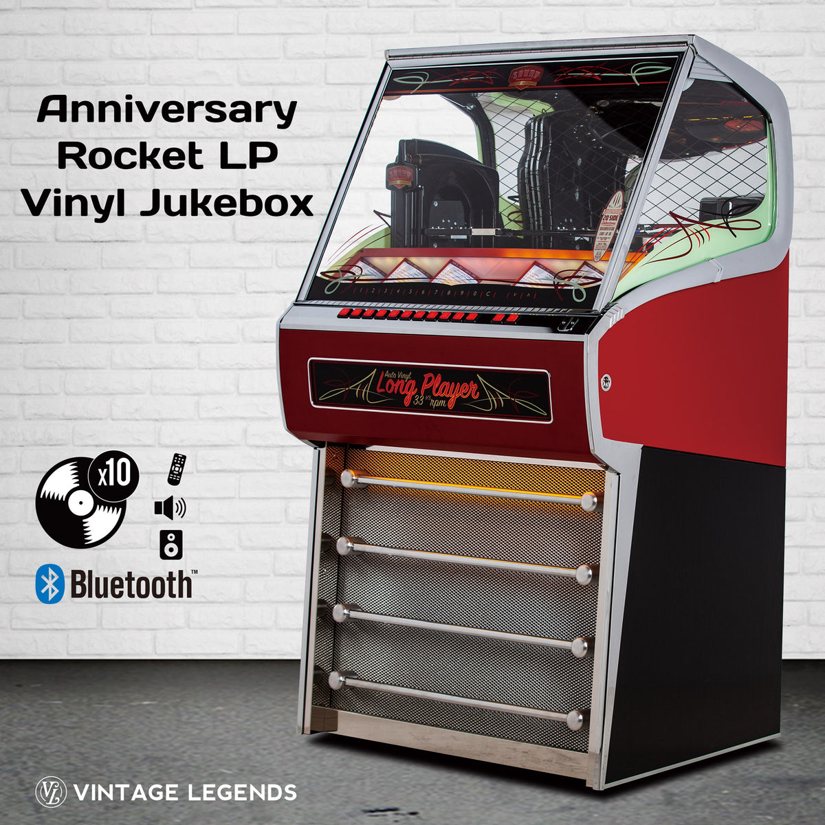 Jukebox Rocket Anniversary LP (Vinyle 33 tours) – Vintage Legends