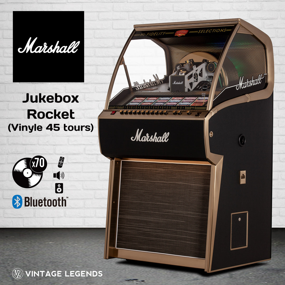 Jukebox Rocket Marshall (Vinyle 45 tours) – Vintage Legends